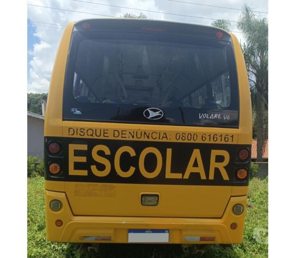 Micro Onibus Escolar Volare V-6 ano 2009 cód.9619 Cidade Industrial de Curitiba - Ônibus usados ...